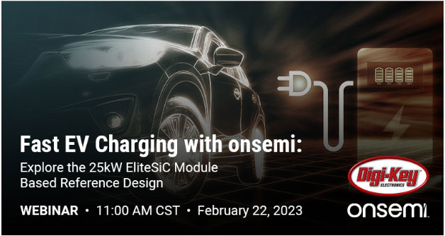 Webinar - Fast EV Charging with onsemi | DigiKey